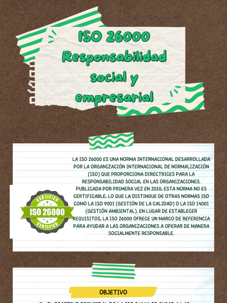ISO 26000: Guía de Responsabilidad Social | PDF | Organización ...