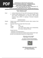 Surat Pemutakhiran Data Simasten | PDF