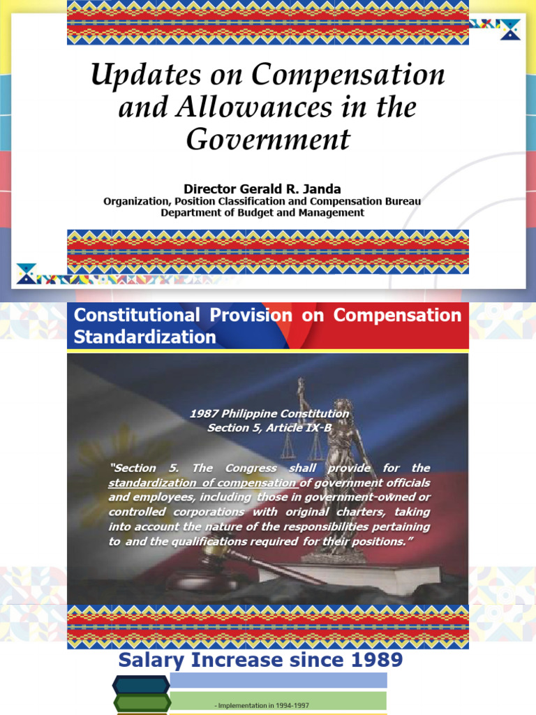 Updates On Compensation and Allowances in Government | PDF | Salary ...