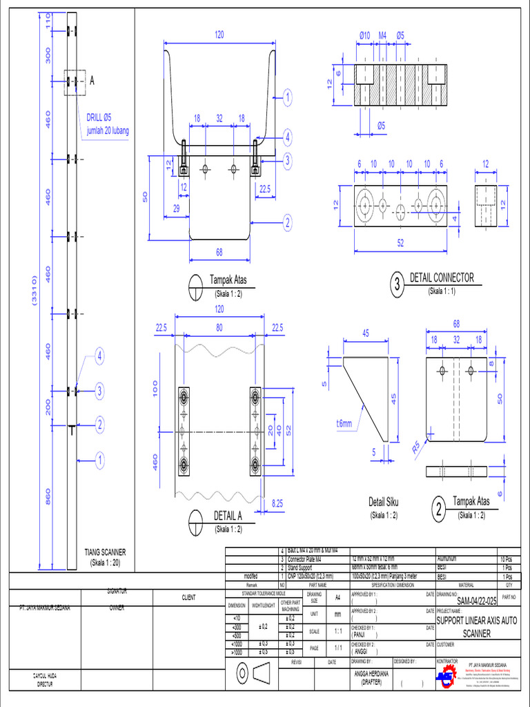 Dudukan Auto Scanner 004 | PDF