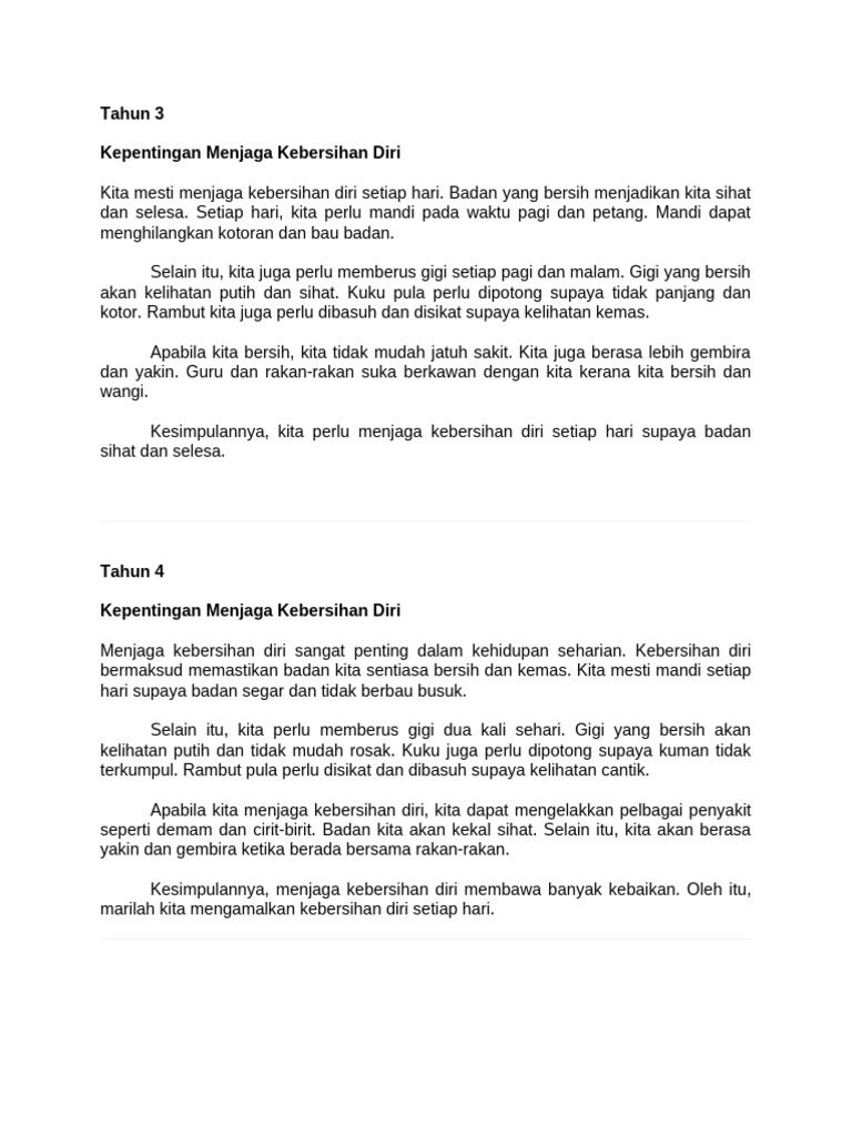 BM Karangan T3 | PDF