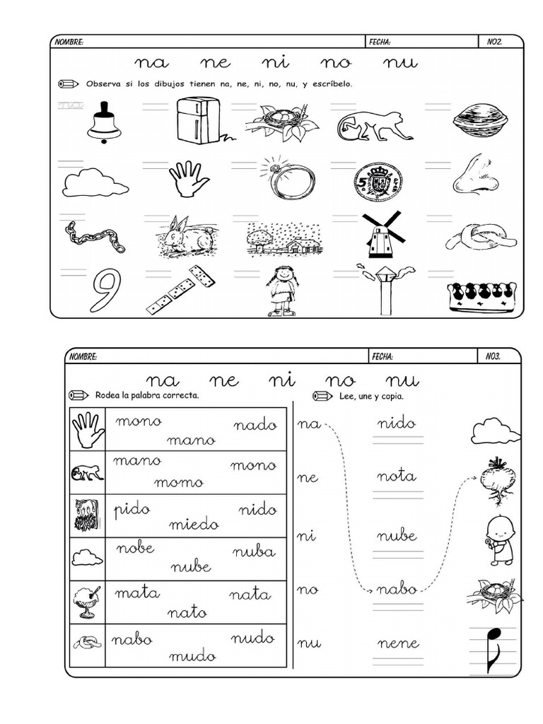 Actividades Con N | PDF