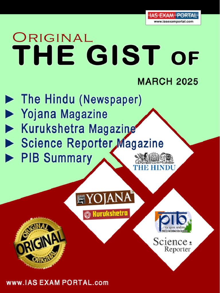 2025 #3 The Gist MAR 2025 - IAS EXAM PORTAL | PDF | Renewable Energy | Violence