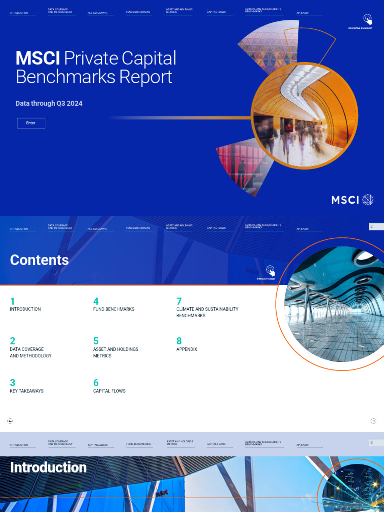 MSCI Private Capital Benchmarks Q3 2024 | PDF | Private Equity | High ...