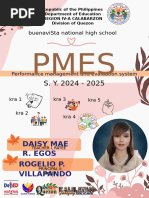 Pmes 2025-2026 | PDF | Learning | Teachers