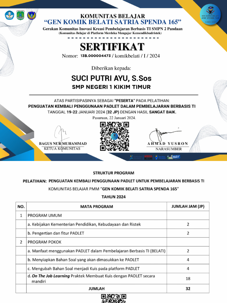 Certificate XmAyyyHs6w | PDF