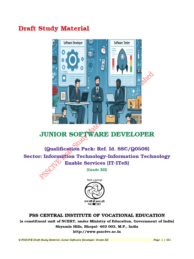 Software Developer Central Institute Study Material - 2 | PDF | Databases | Relational Model