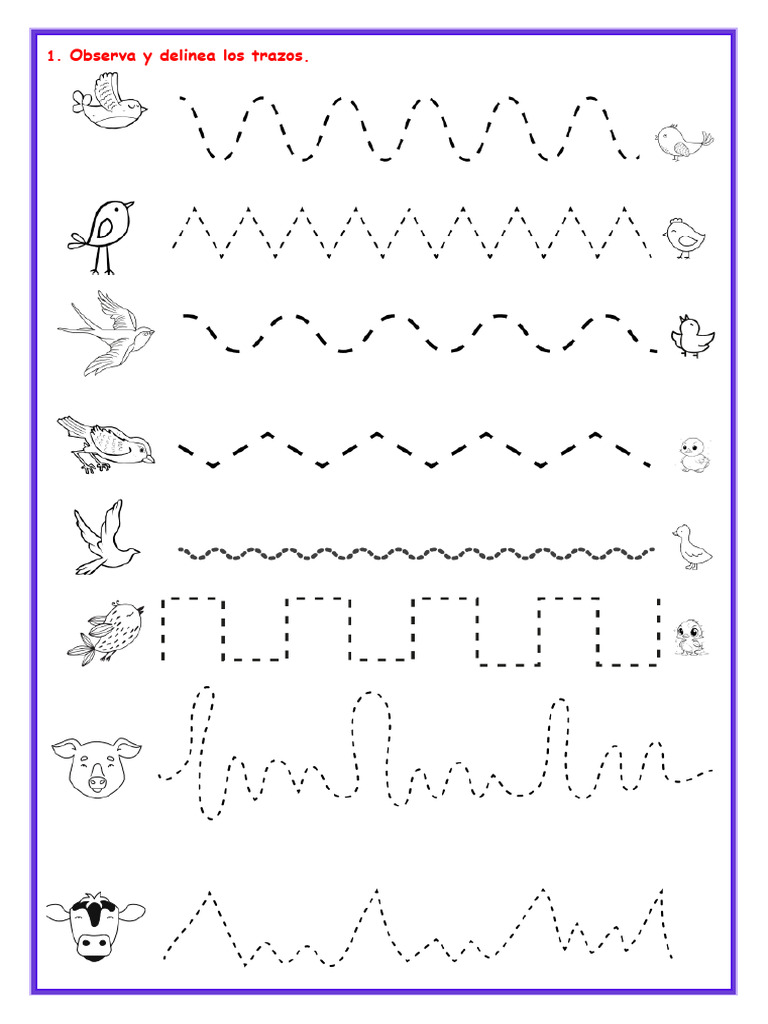 Ficha - Arte - Realizamos Trazos y Lineas | PDF