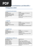 New SSS Contribution Table 2025 | PDF | Social Security (United States ...
