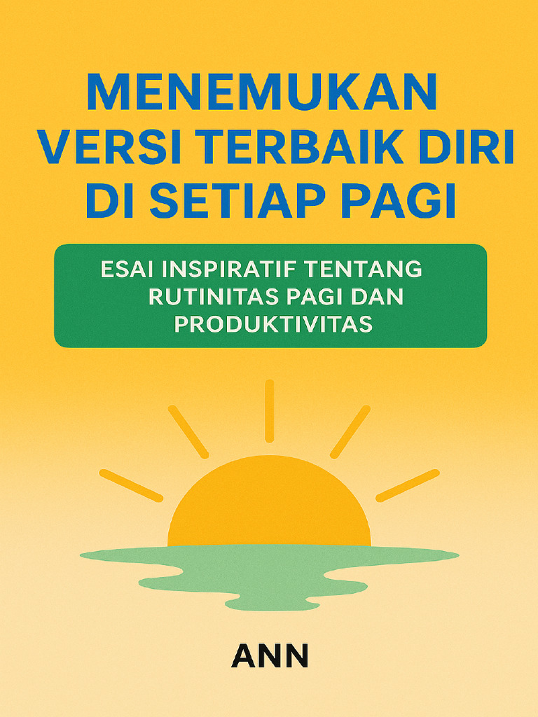 Menemukan Versi Terbaik Diri Setiap Pagi | PDF