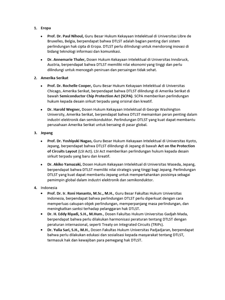 Pendapat Ahli Hukum Tentang DTLST | PDF