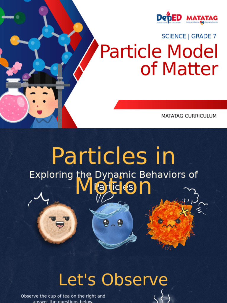 Particle Model of Matter | PDF | Gases | Liquids