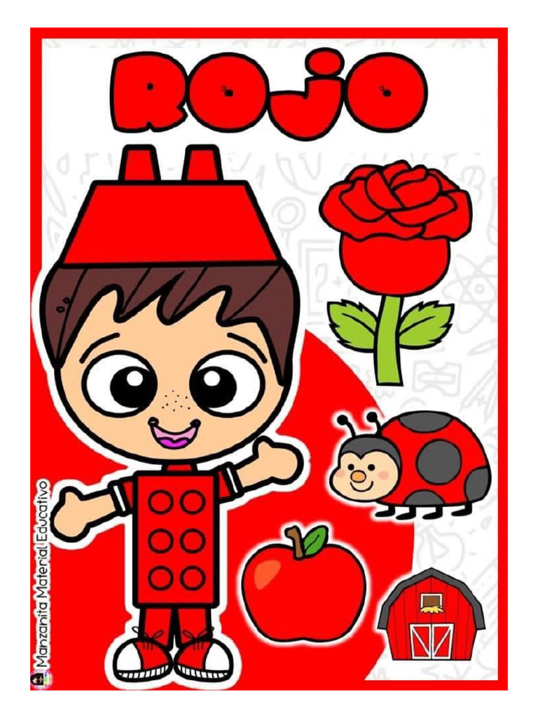 Rojo y Objetos de Su Color | PDF