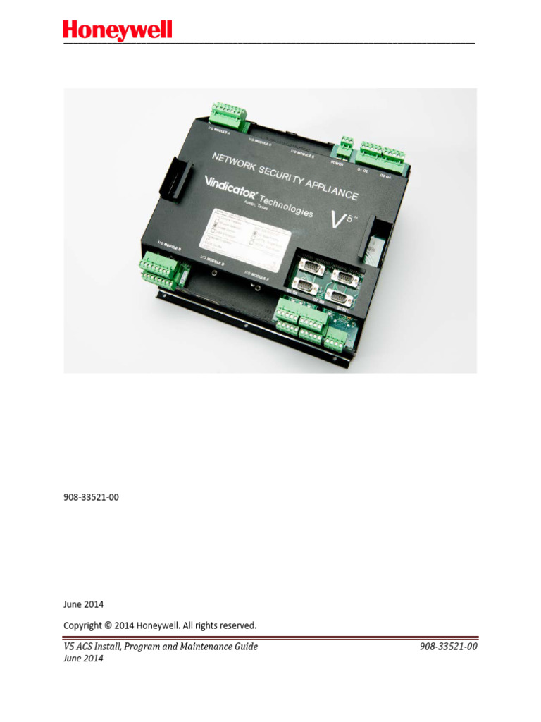 Vindicator V5 Access Control System Guide | PDF | Access Control ...