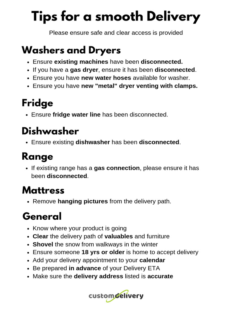 Tips For A Smooth Delivery (Revised) | PDF
