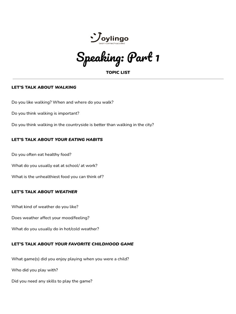 Topic List | PDF