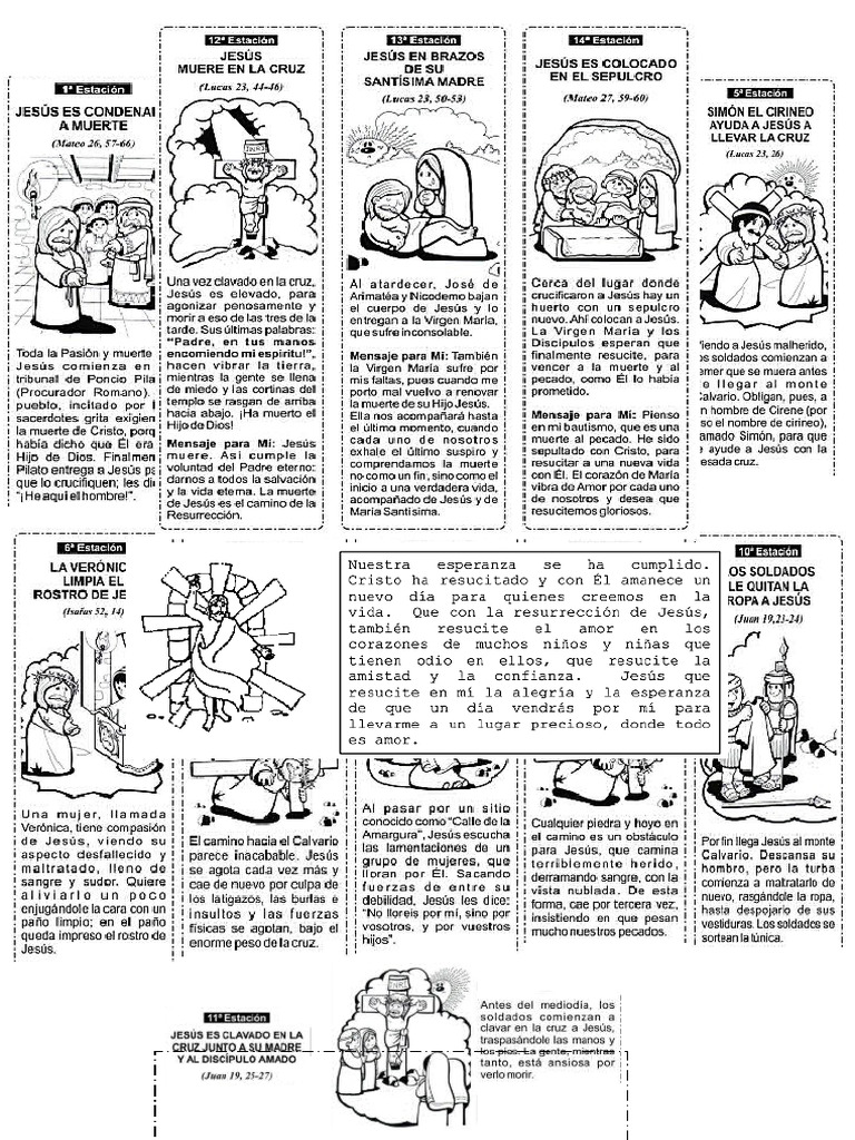 Via Crucis y Sus Estaciones | PDF