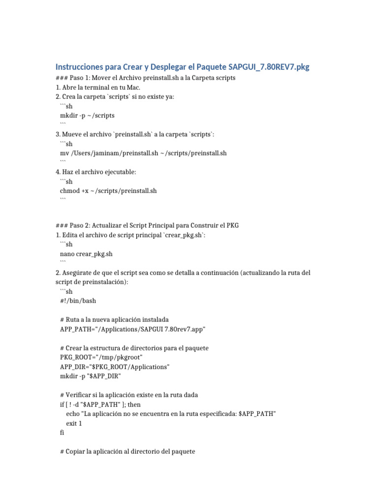 Despliegue de SAP GUI en Jamf Pro | PDF | Archivo de computadora ...