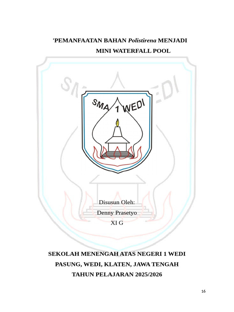 Mini Waterfall | PDF