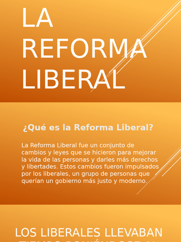 La Reforma Liberal | PDF