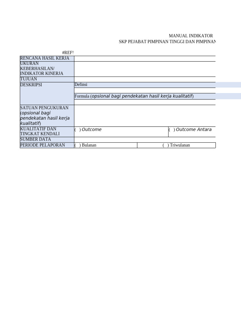 03 - Form Matrik Peran Hasil Contoh BLKM Medan Tayang | PDF