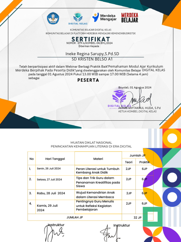 Webinar Literasi Digital untuk Guru | PDF