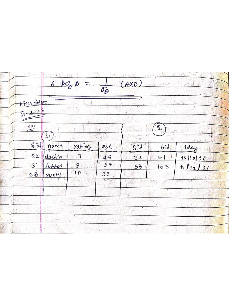 DBMS Class Notes | PDF