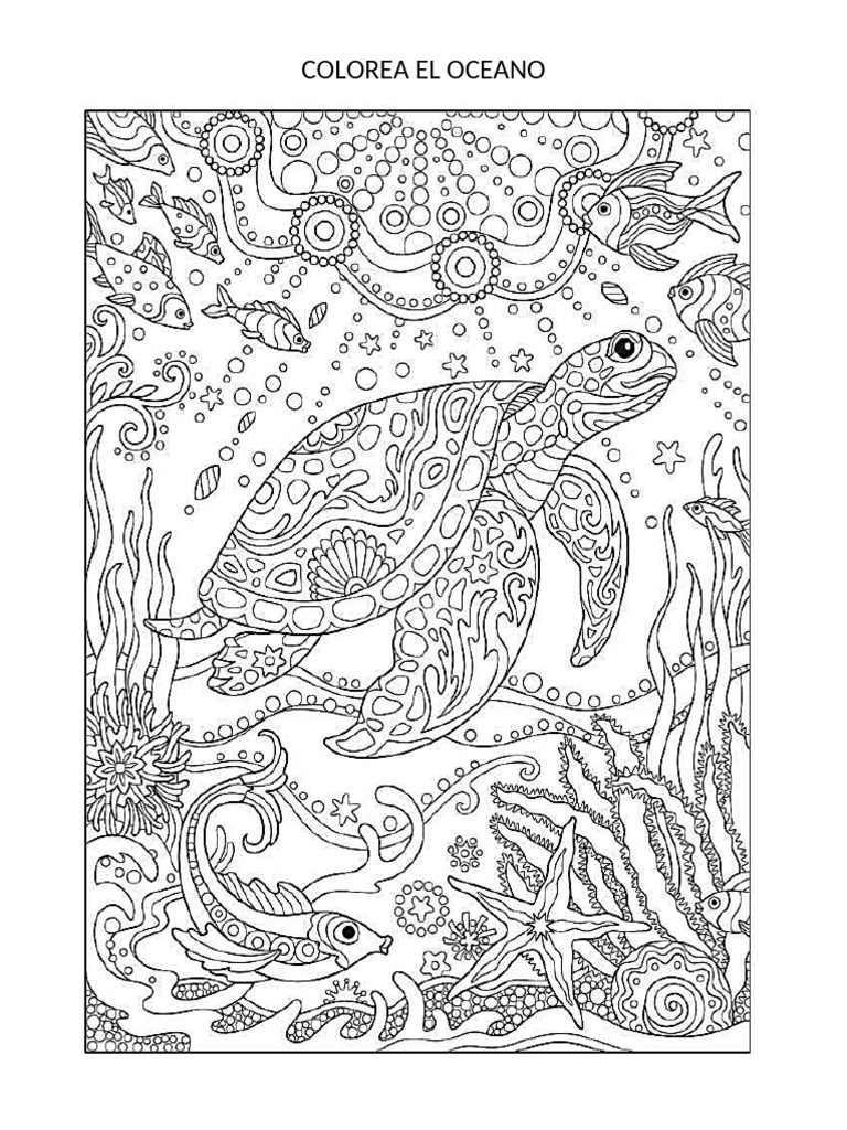 Colorea El Oceano Tercero | PDF