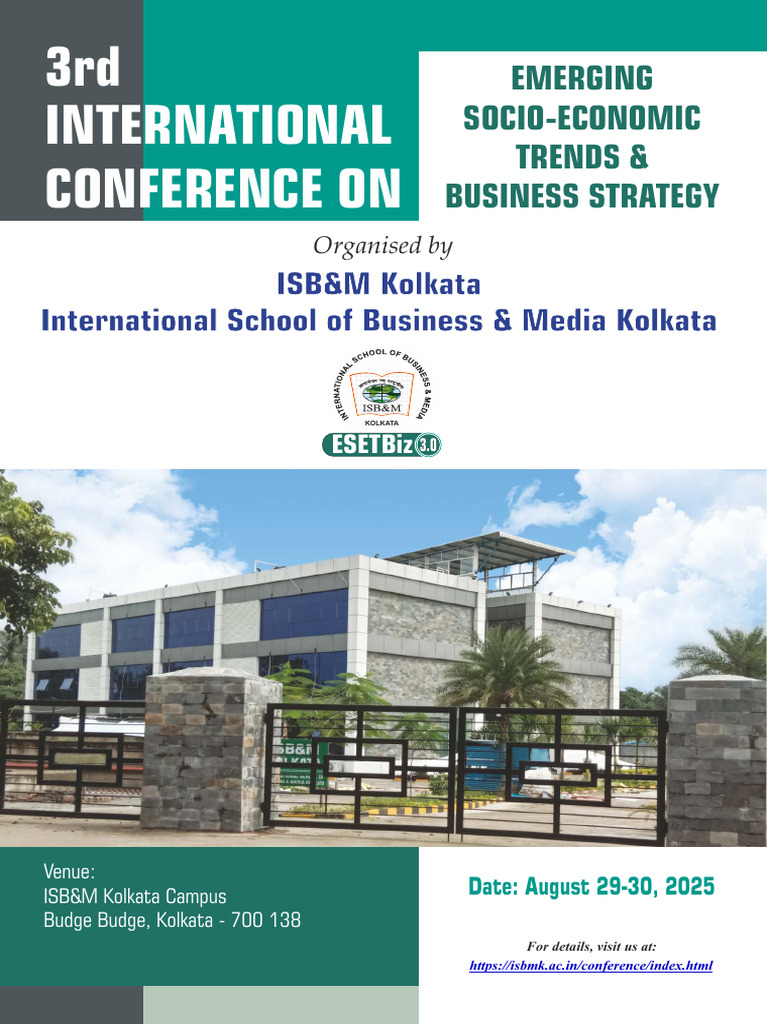 ISB&M International Conference Brochure | PDF | Artificial Intelligence | Intelligence (AI ...