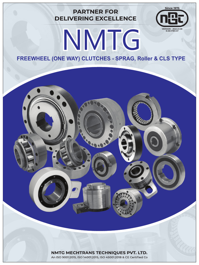 FWC Sprag Roller Cls Type Catalogue | PDF | Clutch | Machines