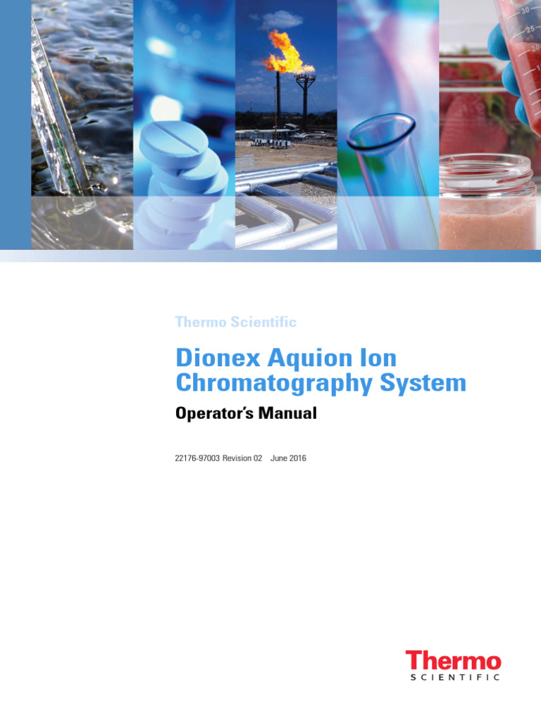 Dionex Aquion IC System Manual | PDF | Electromagnetic Compatibility