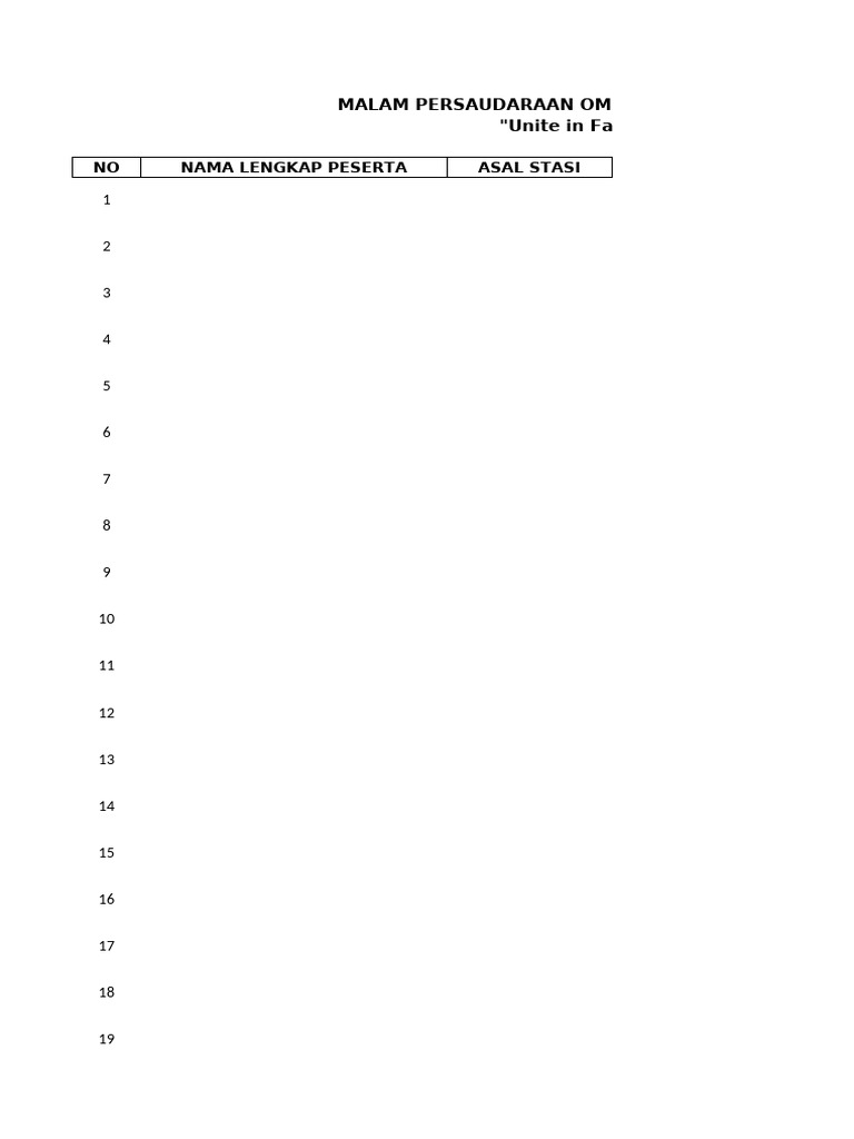 Registrasi Peserta Omk | PDF