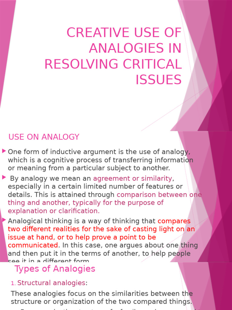 Using Analogies for Critical Problem-Solving | PDF | Analogy | Epistemology