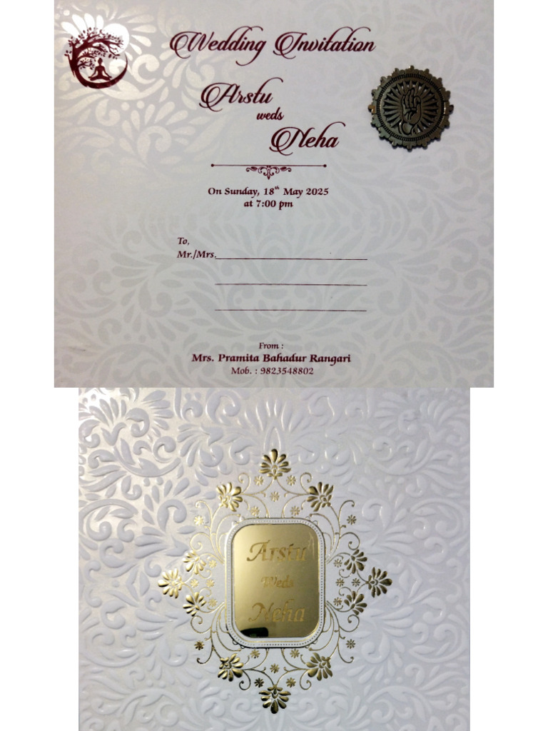 Arstu Wedding Invitation | PDF