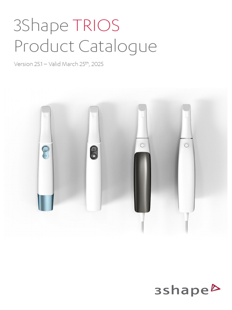 3shape TRIOS Product Catalogue | PDF | Dental Implant | Image Scanner