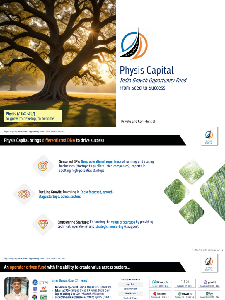Physis Capital 02may25 1142 | PDF | Venture Capital | Corporate Finance
