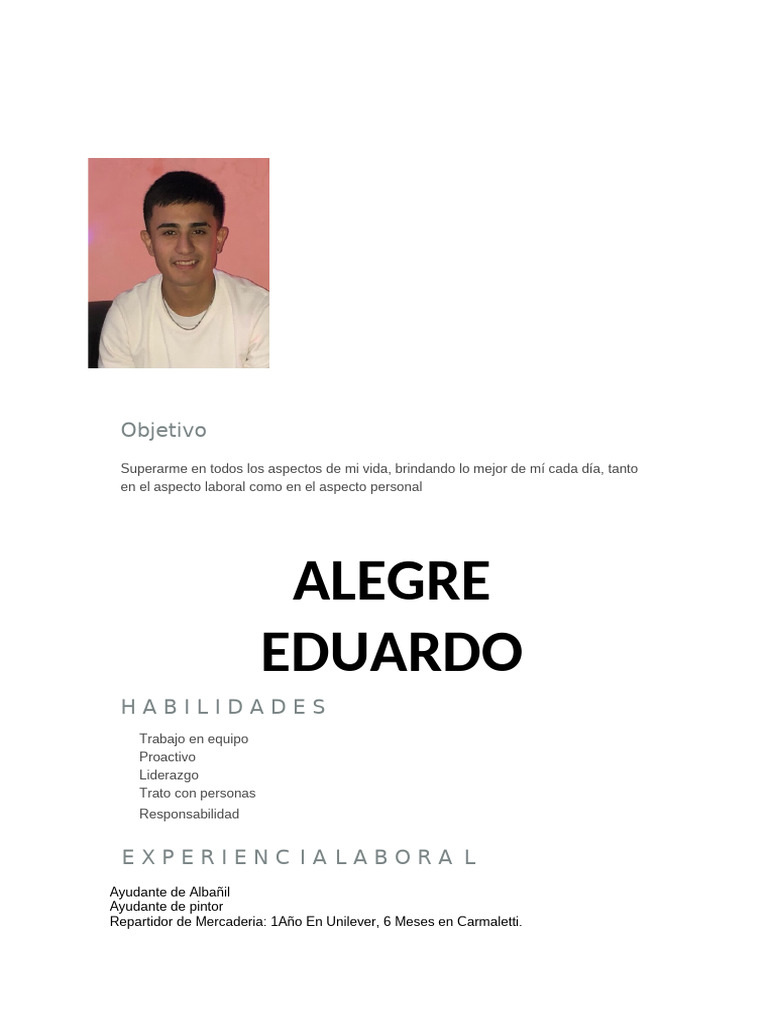 CV Eduardo | PDF