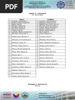 Masterlist Sy 2023-2024 | PDF | Art