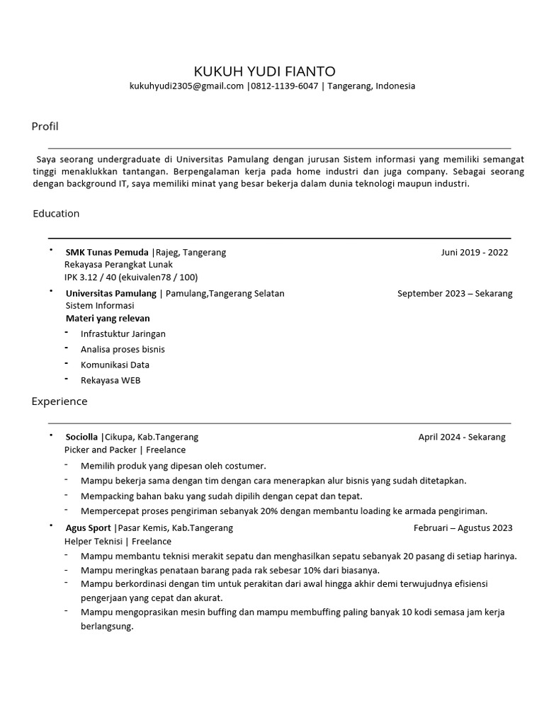 CV - Kukuh Yudi Fianto Fix Banget - PDF - 20250429 - 194634 - 0000 | PDF