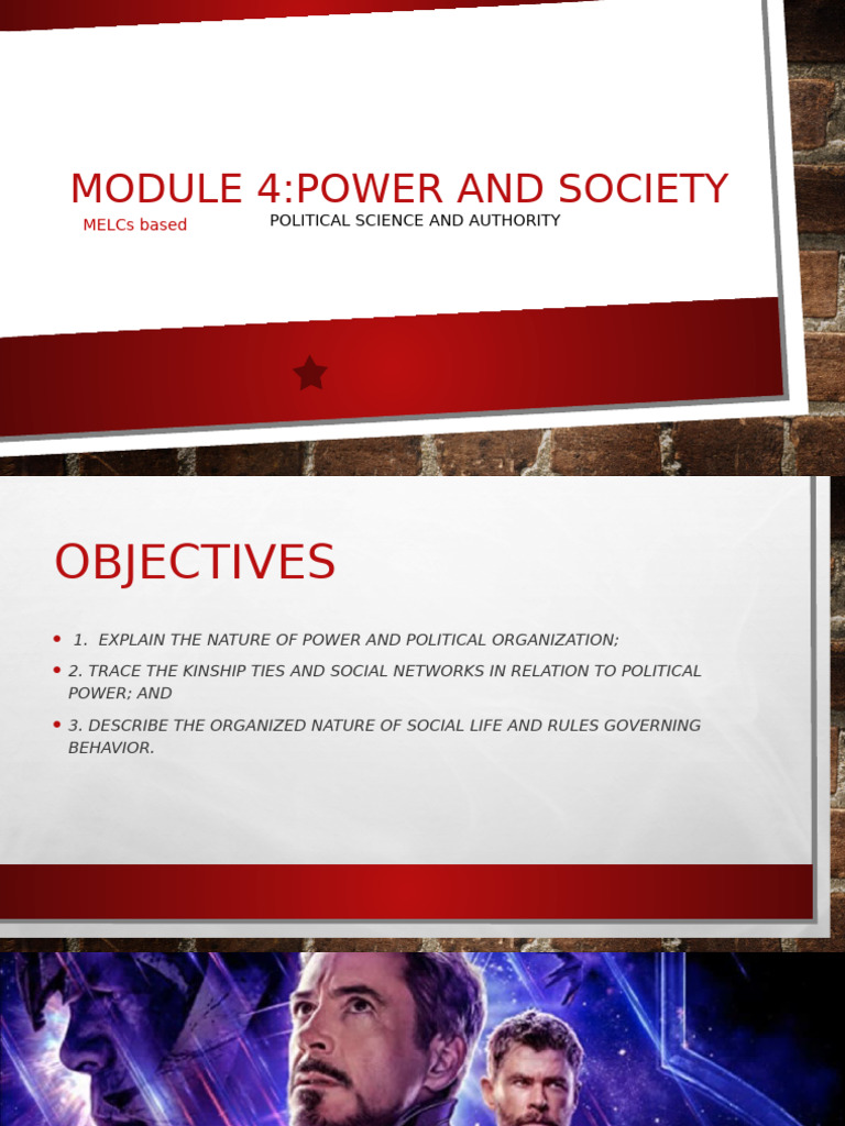 Module 4 Power and Society | PDF | Power (Social And Political) | Society