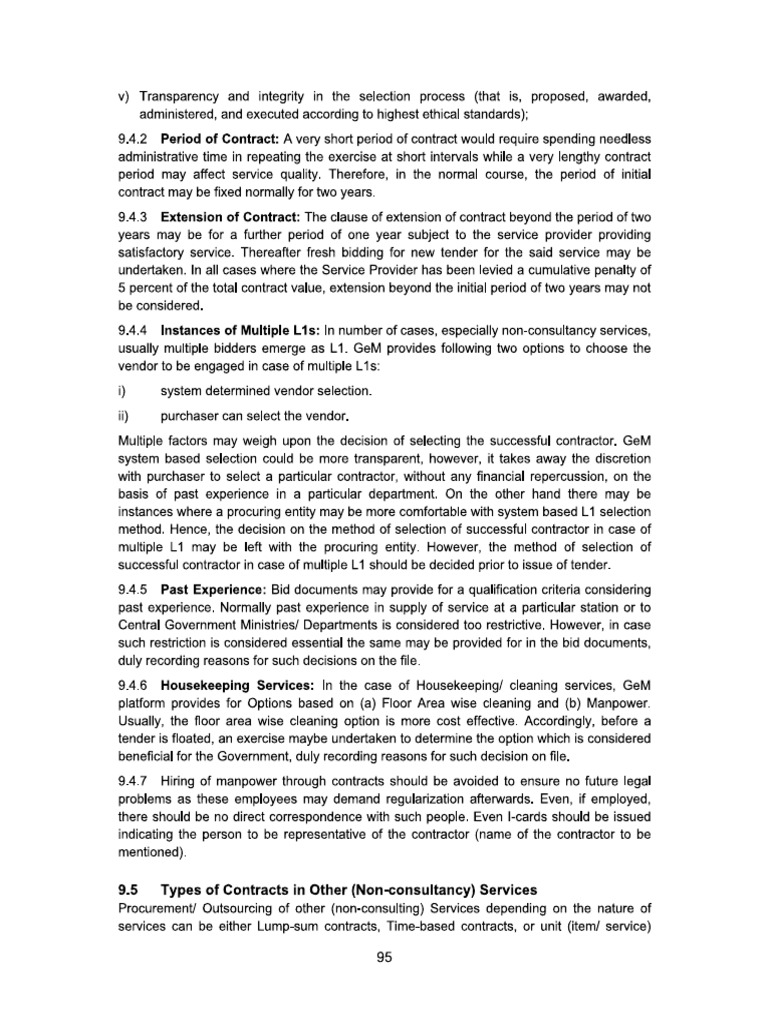 Extension of A Contract | PDF