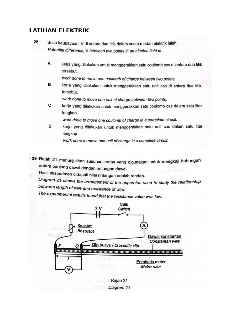 Soalan Elektrik K1 | PDF