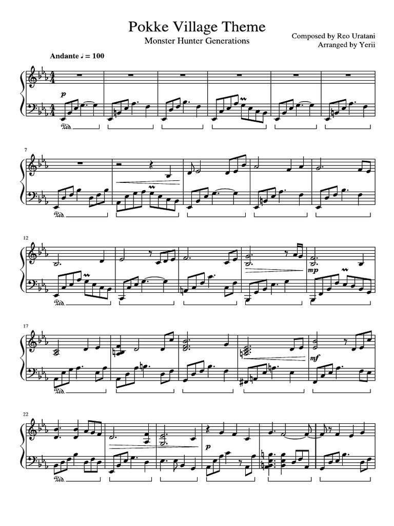 Pokke Village Theme | PDF