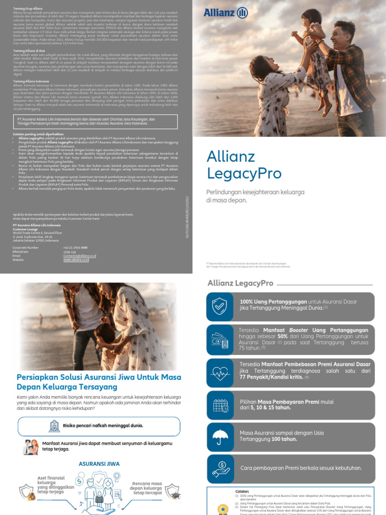 Brosur Allianz Legacypro Final | PDF