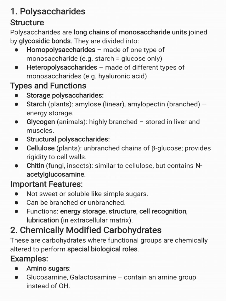 Saccharides | PDF