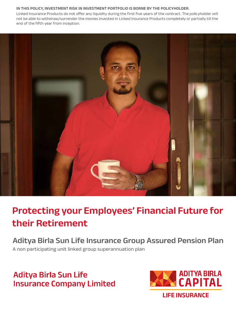 ABSLI Group Assured Pension Plan | PDF | Insurance | Securities (Finance)