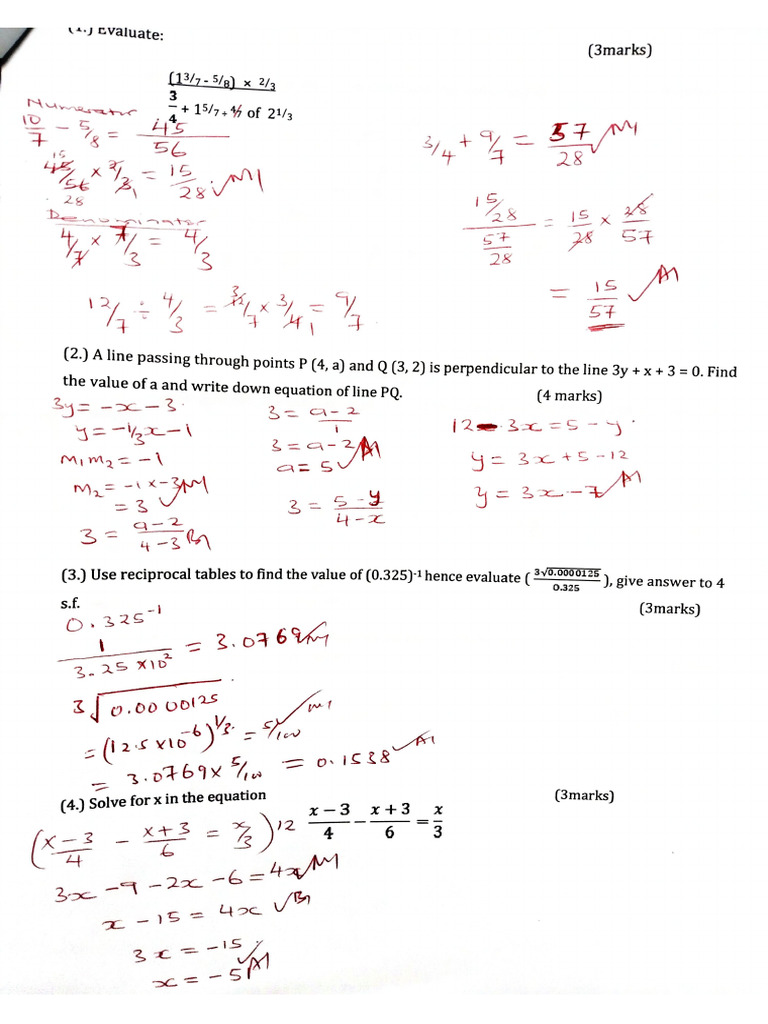 MATHS PP1 MS Teacher - Co .Ke | PDF