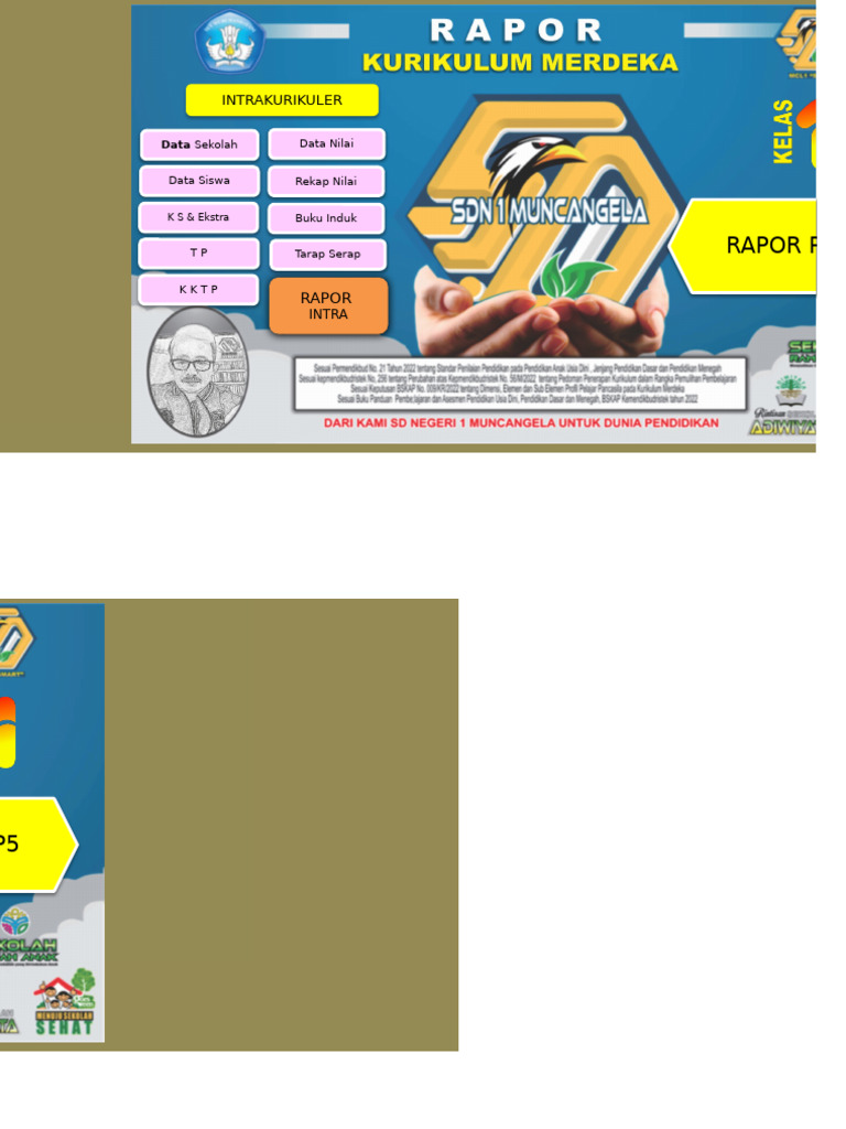 Rapor Kelas 1 SM 2 | PDF