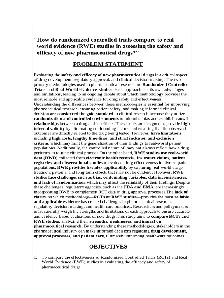 How Do Randomized Controlled Trials Compare | PDF | Randomized ...