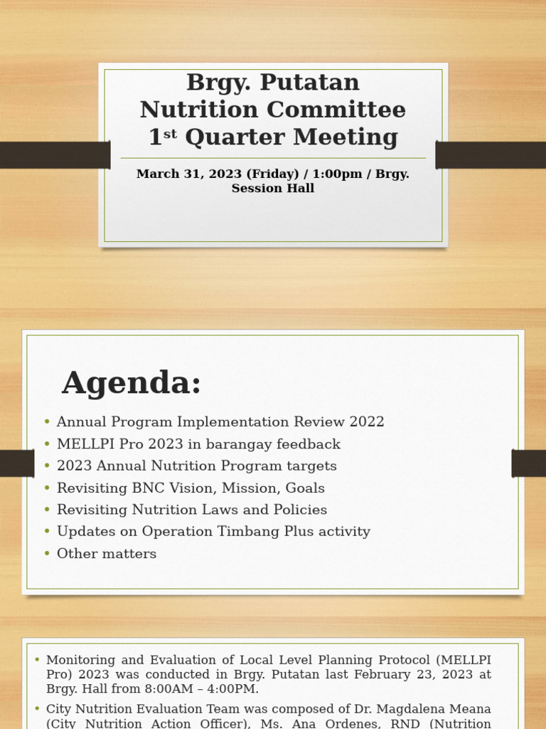 BNC MEETING 2023 Sample | PDF | Dietary Supplements | Nutrition